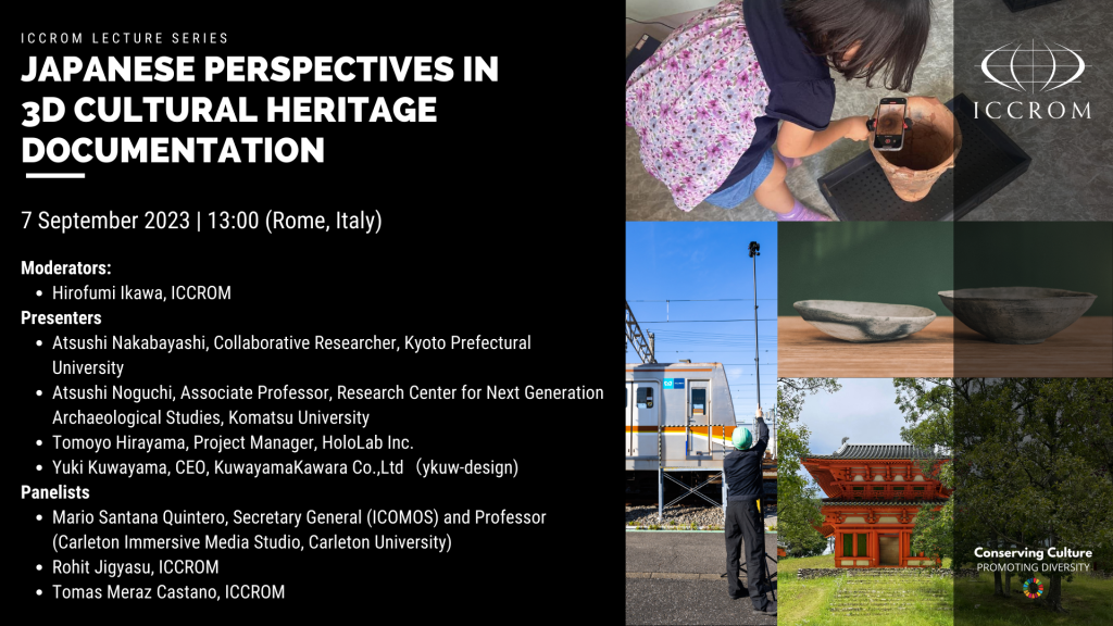 Japanese Perspectives in 3D Cultural Heritage Documentation | ICCROM